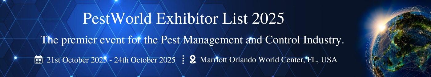 PestWorld Exhibitor List - Buy At $180 - Exhibitors Data