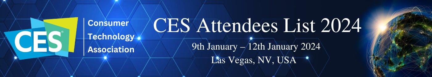 CES Attendees List - Buy At $920 - Exhibitors Data