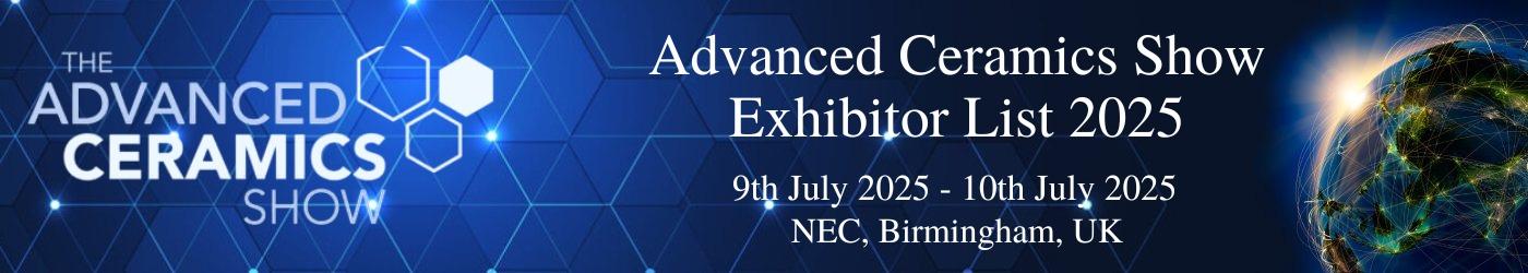 Advanced Ceramics Show Exhibitor List - Buy At $130