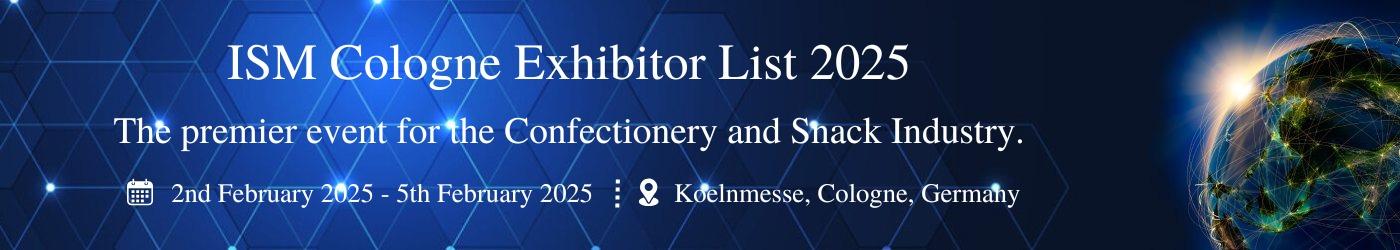 ISM Cologne Exhibitor List - Buy At $550 - Exhibitor Data