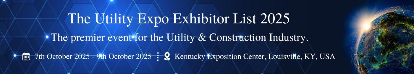 The Utility Expo Exhibitor List - Buy At $500 - Exhibitors data