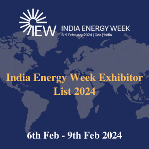 India Energy Week Exhibitor List - Buy at $100